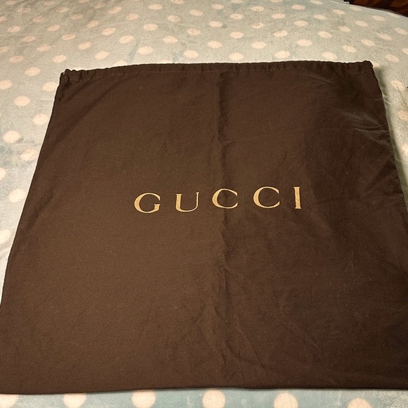 Gucci | Other | Gucci Brown Drawstring Dust Bag | Poshmark